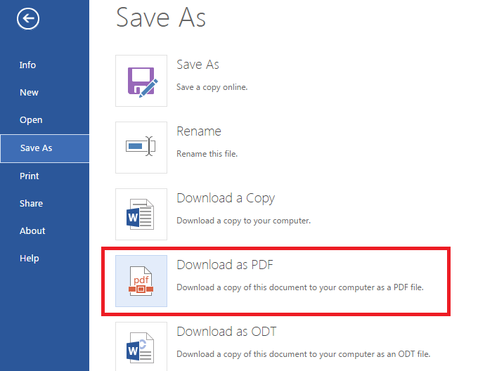 3 Ways to Convert a Word Document to a PDF - SpireTech